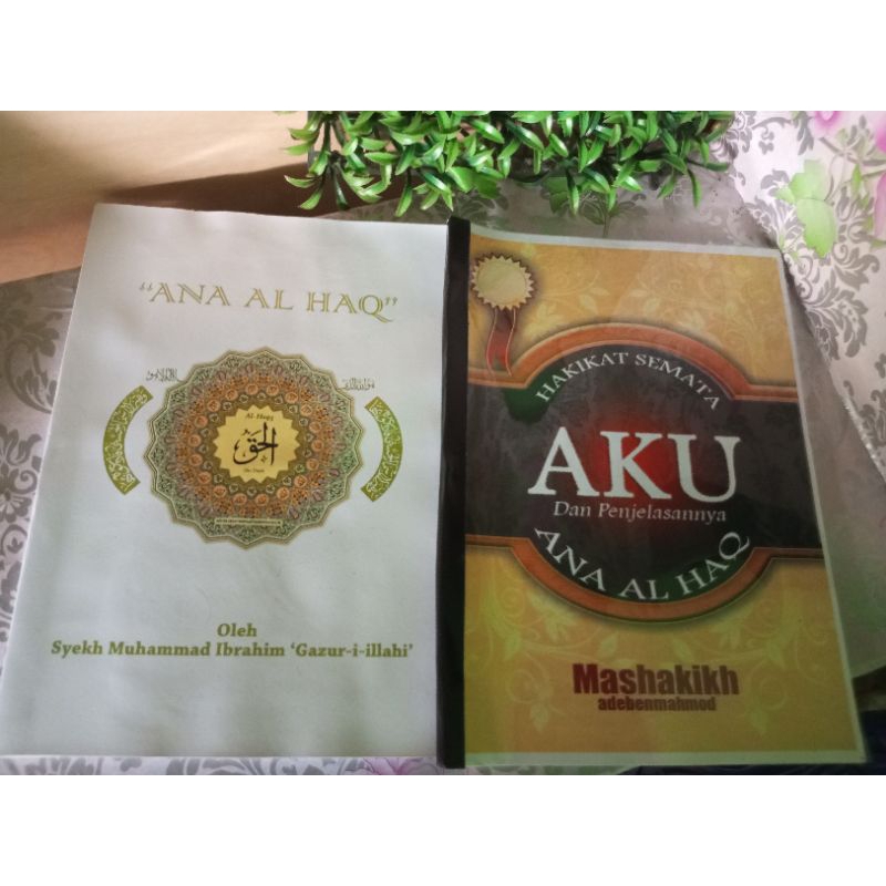 Jual Promo 2 kitab khusus Ana Al Haq dan Hakikat AKU | Shopee Indonesia