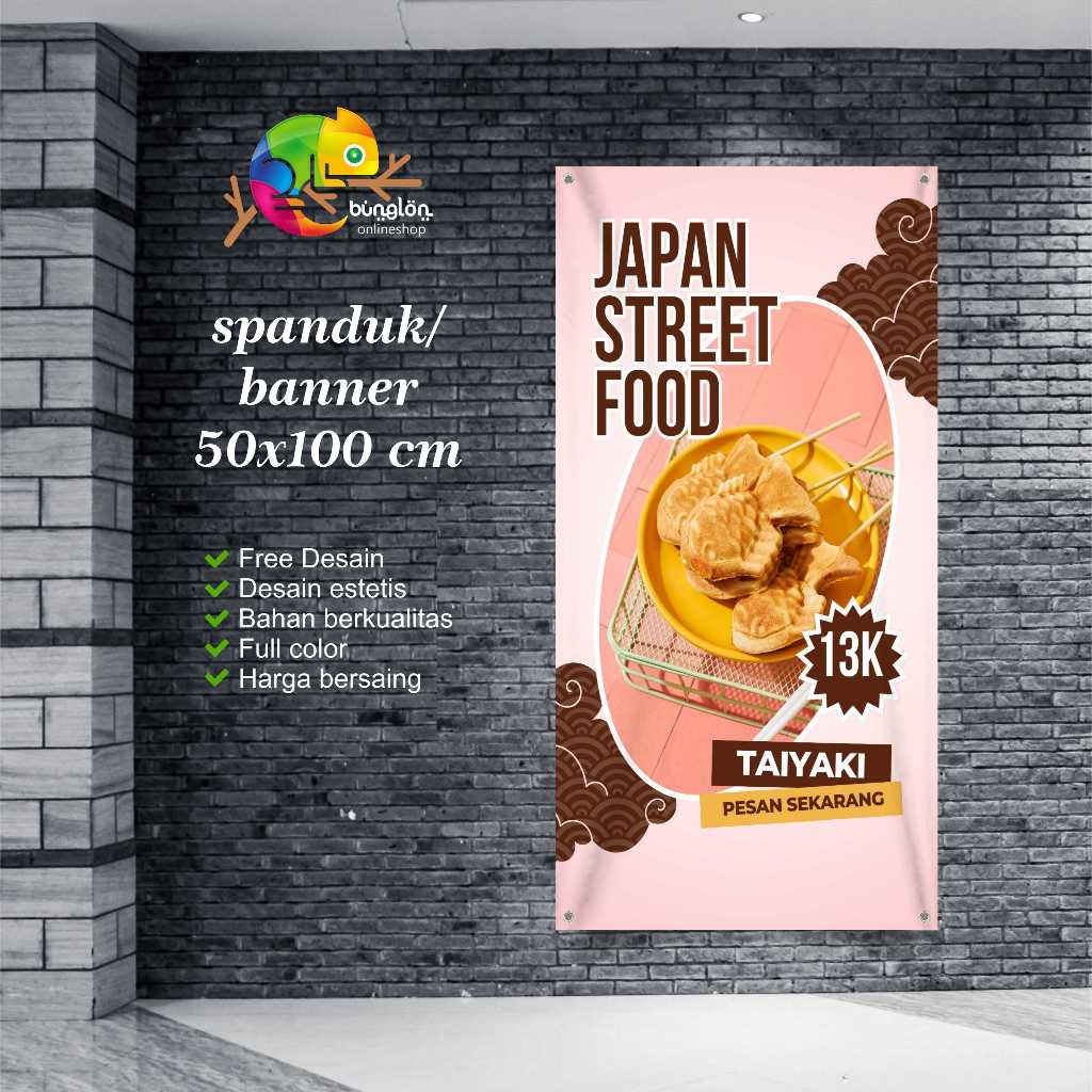 Jual Cetak Spanduk Banner Japan Street Food | Shopee Indonesia