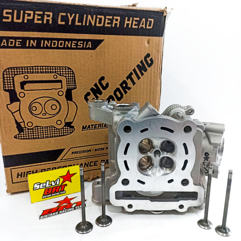 Jual HEAD BRT PORTING CNC AEROX NEW NMAX WR 155 VIXION R VVA R15 LEXI ...