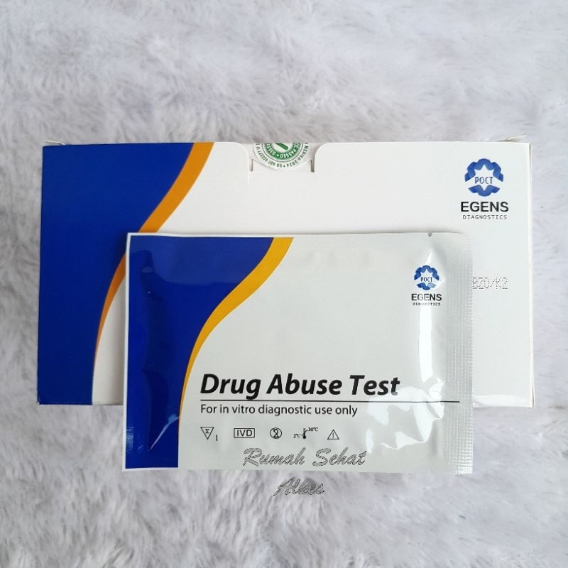 Jual ALAT CEK NARKOBA EGENS Alat Test Narkoba Drug Abuse Test 1Box Isi ...