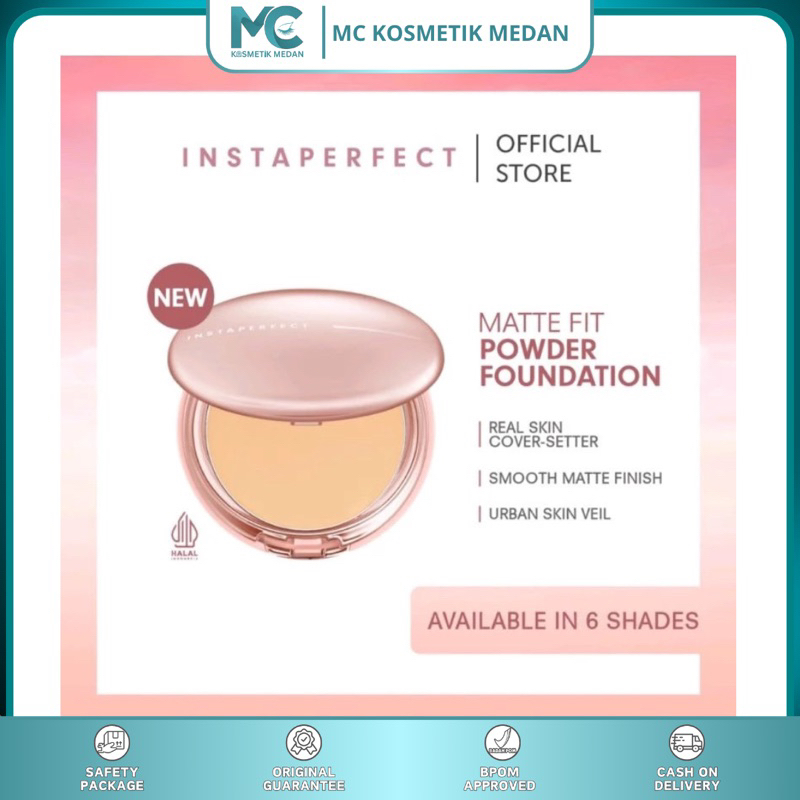 Jual INSTAPERFECT-INSTAPERFECT MATTE FIT POWDER FOUNDATION | Shopee ...