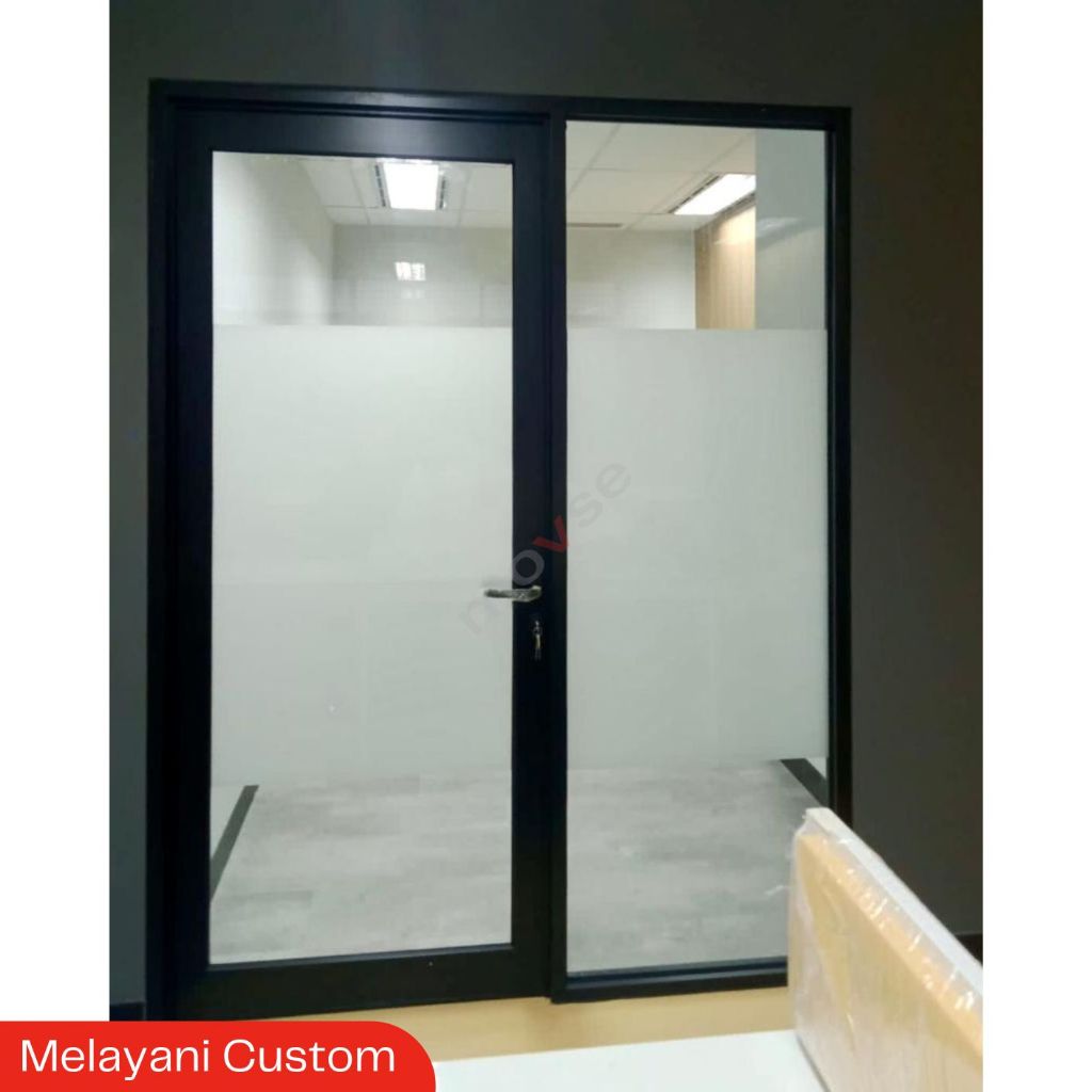 Jual YKK Door+SF-70: Pintu Aluminium 3" 90 x 220 cm Hitam | Shopee Indonesia