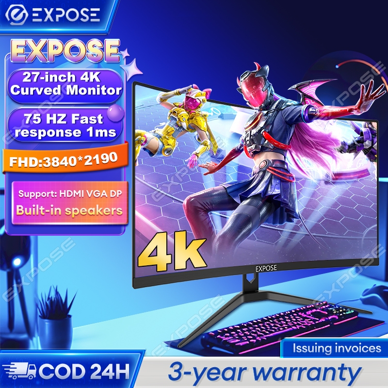 Jual Expose-Monitor Gaming pc Monitor 24 inch Monitor Second 75HZ ...