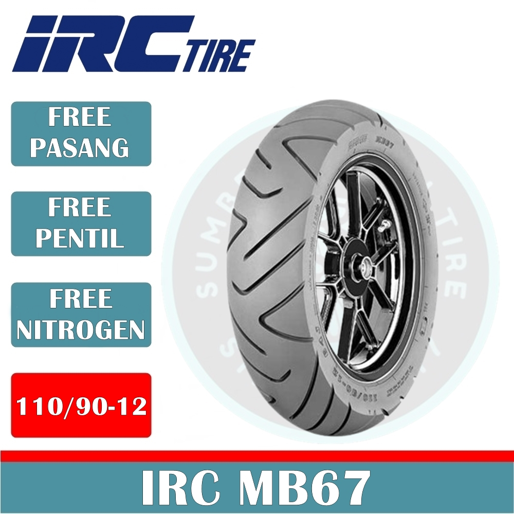 Jual Ban Motor IRC MB67 110/90-12 Tubeless Ban Belakang Motor Yamaha Freego Honda All New Scoopy ...