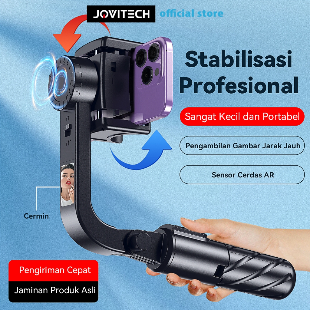 Jual Jovitech Gimbal Stabilizer Handphone Gimbal Stabilizer Tongsis ...
