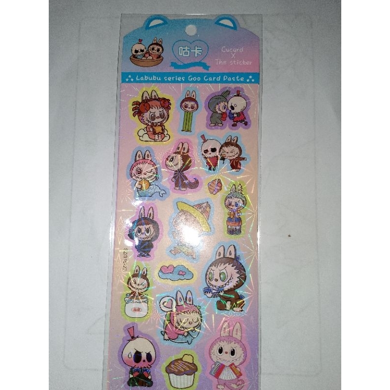 Jual Stiker labubu ada 3 versi berbeda | Shopee Indonesia