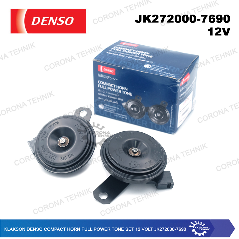 Jual JK272000-7690 Klakson Denso Compact Horn Full Power Tone Set 12 ...