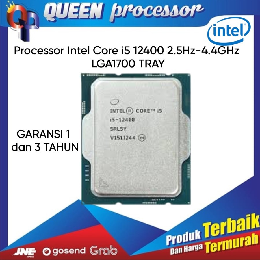 Jual PROCESSOR INTEL CORE I5 12400 4.40 GHz TRAY SOCKET 1700 | Shopee ...
