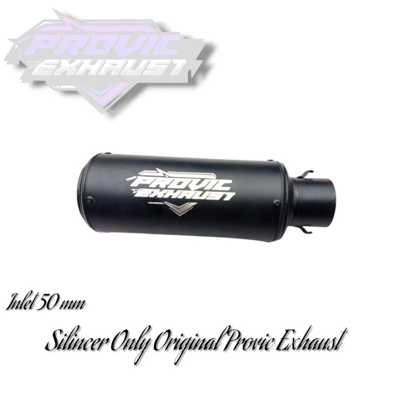 Jual Knalpot Provic Exhaust tipe botol silincer only inlet 50 | Shopee ...