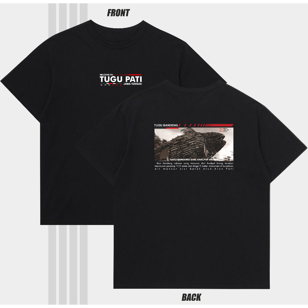 Jual Kaos Pati Street Culture Tugu Bandeng | Shopee Indonesia