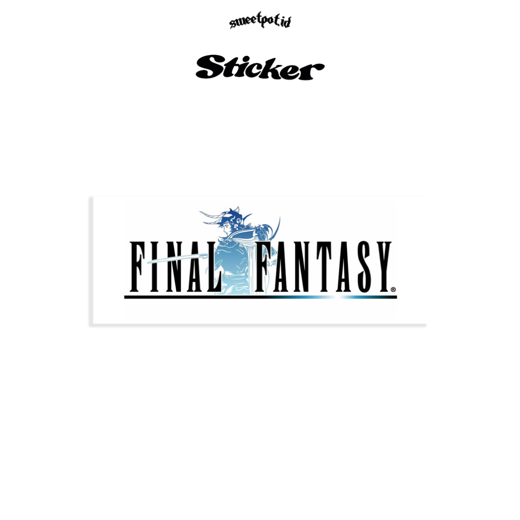 Jual (BISA COD) STIKER AESTHETIC "FINAL FANTASY" / STIKER HELM / STIKER ...