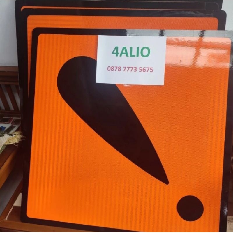 Jual aneka rambu lalu lintas custom stiker HIP material ACP | Shopee ...