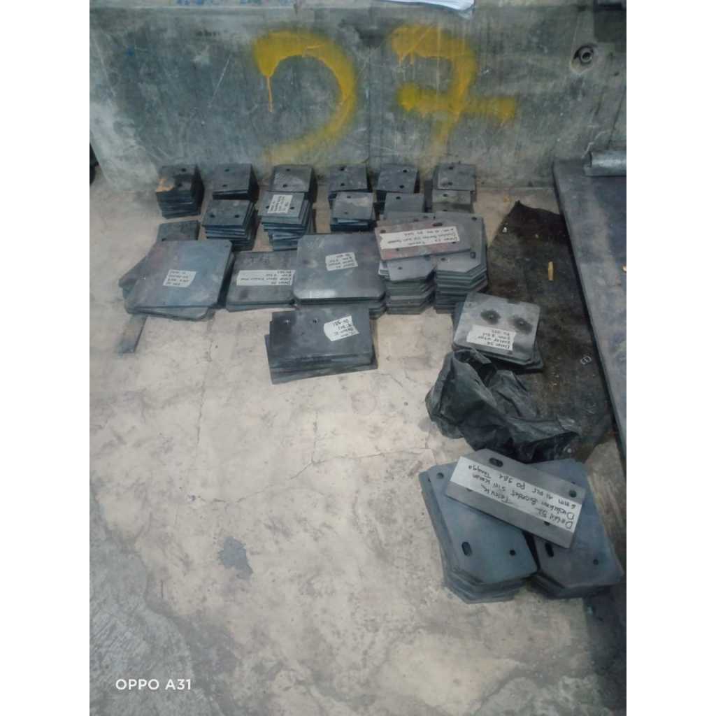 Jual BASE PLATE || MS COSTUM UKURAN ( P x L ) DAN JASA MATERIAL METAL ...