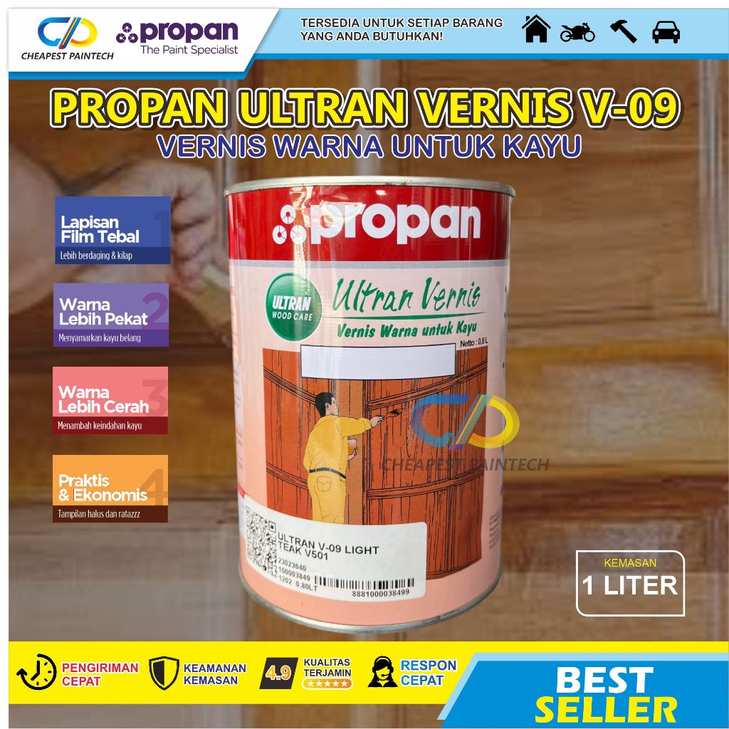 Jual PROPAN ULTRAN VERNIS V-09 1 LITER | Shopee Indonesia