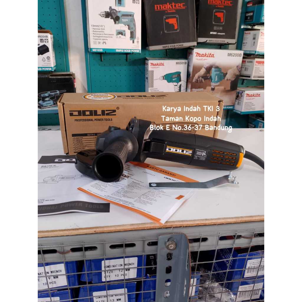 Jual Mesin Gerinda Tangan Slepan 4"Angle Doliz BA770C BBA 770C 720watt ...