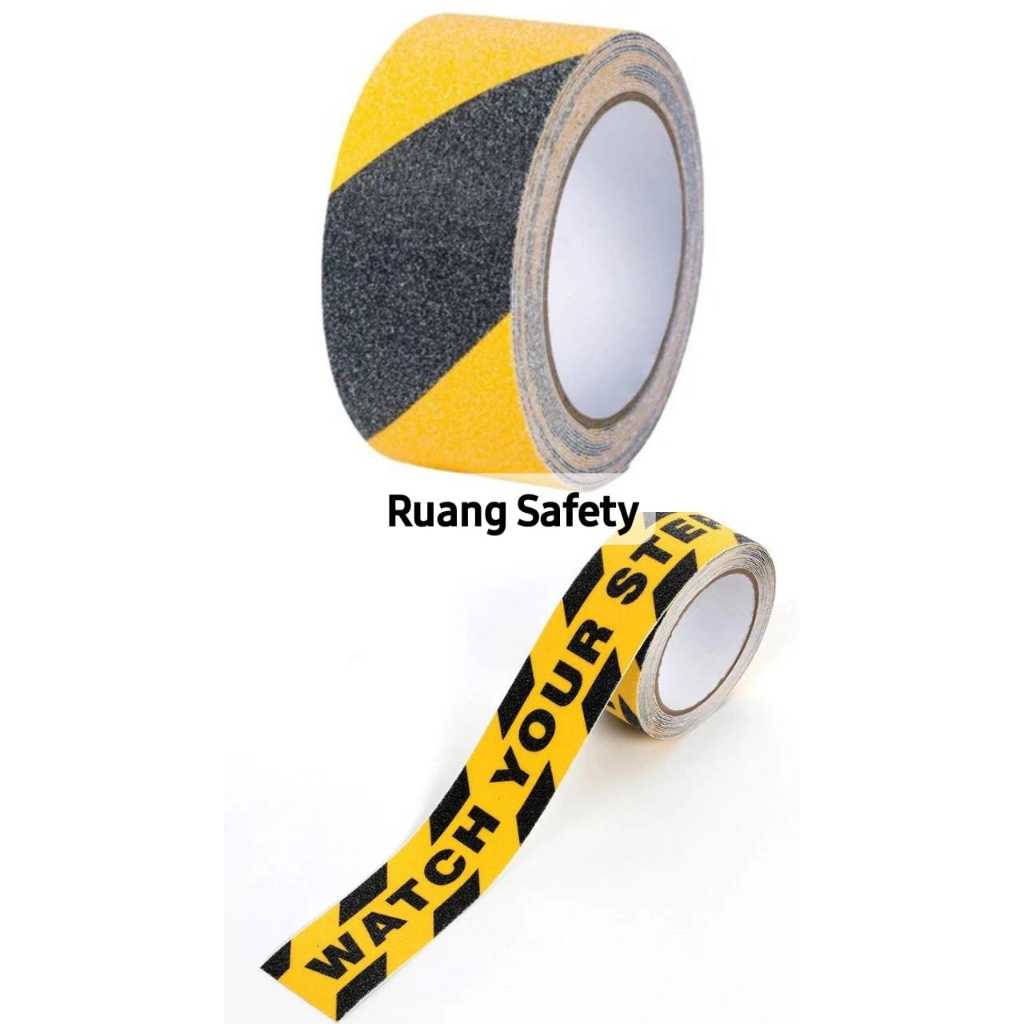 Jual Lakban Anti Slip Safety Walk Tape Anti Licin Tangga - Lantai Fosfor Lantai Kamar Mandi ...