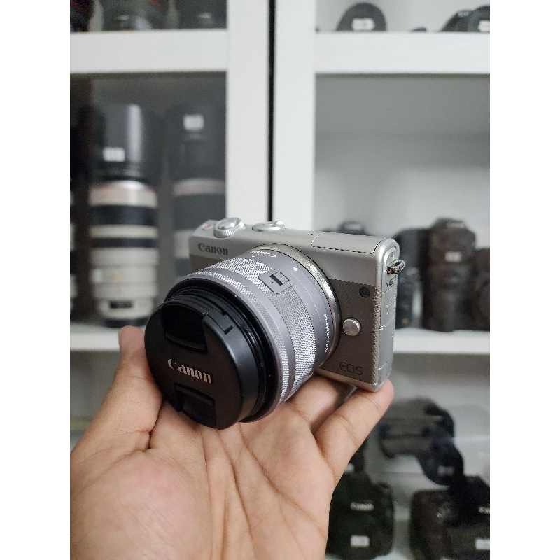 Jual KAMERA CANON EOS M100 + LENS EF-M 15-45 IS STM (SN 0117) | Shopee ...