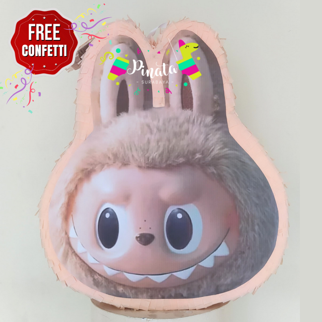 Jual Pinata Ulang Tahun Print Labubu The Monster Labubu Tarik/Pukul ...