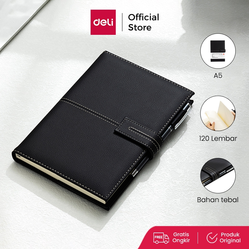 Jual Deli Leather Cover Notebook / Buku Catatan / Agenda Sampul Kulit ...