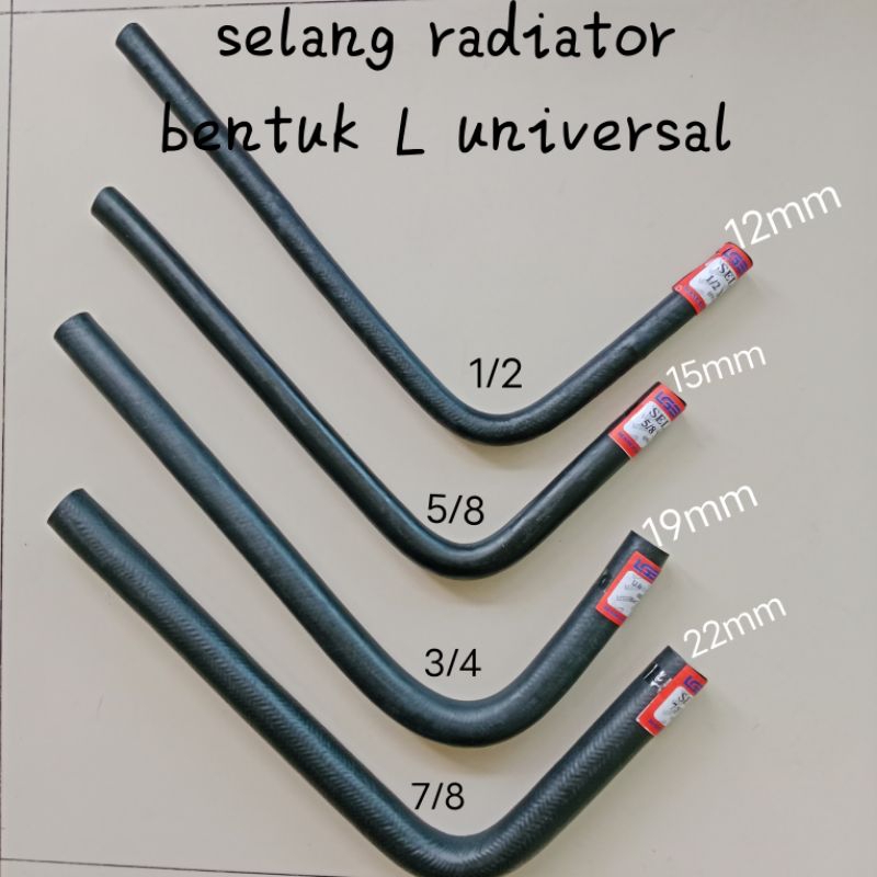 Jual SELANG RADIATOR BENTUK L UK 1/2, 5/8, 3/4, 7/8 UNIVERAL | Shopee ...