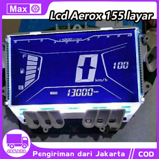 Jual Lcd aerox 155 layar speedometer speedo aerox lexy only original lp ...