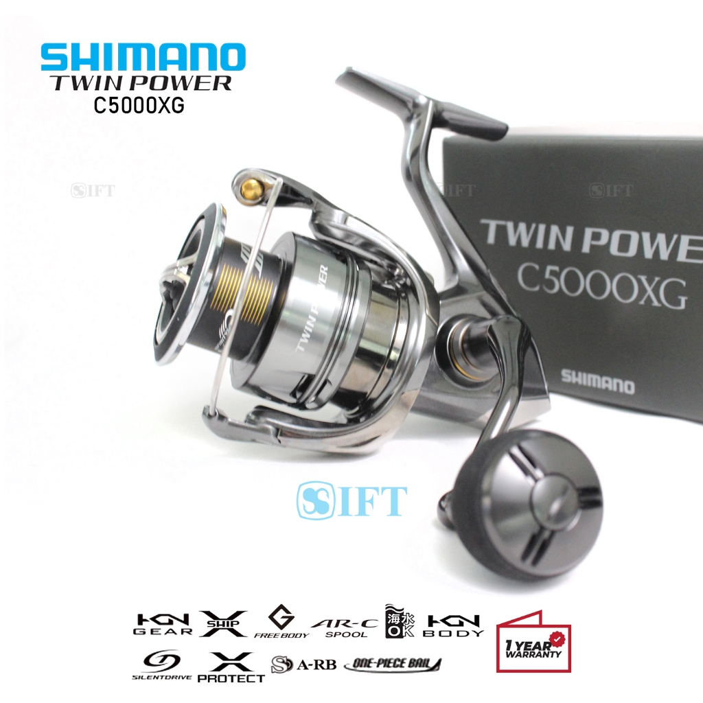 Jual Reel SHIMANO TWIN POWER FE 2500 3000 4000 5000 MHG SHG PG XG [24] Hagane CI4+ | Made in ...