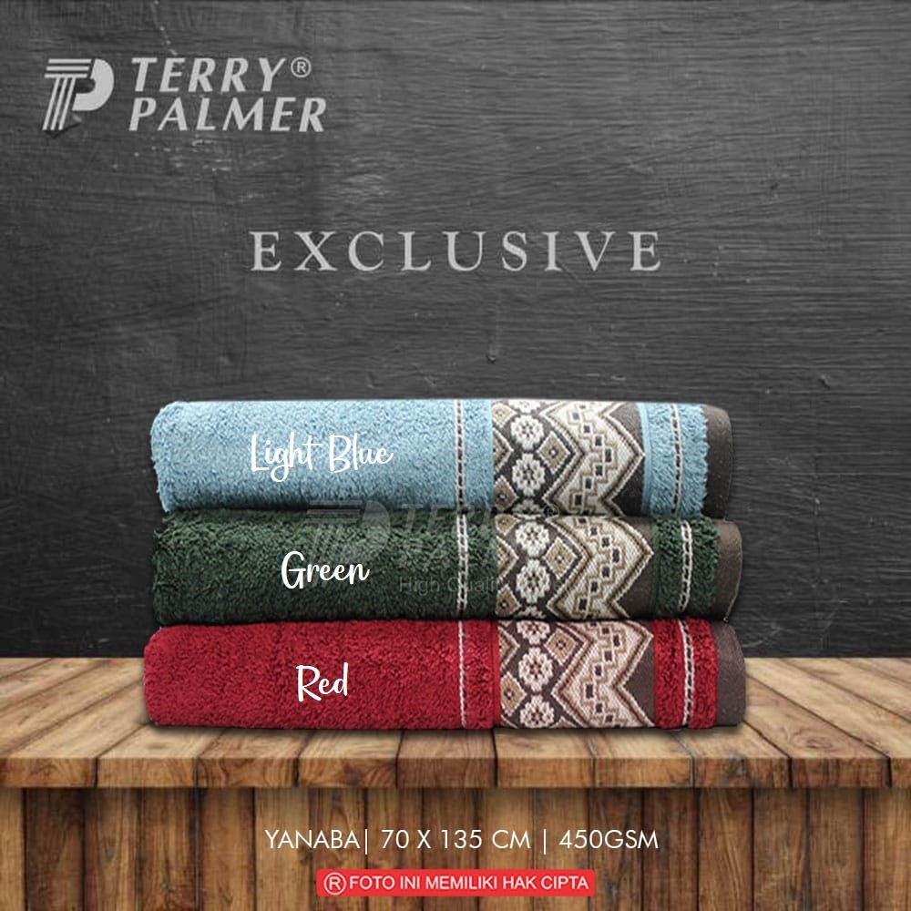 Jual HANDUK TERRY PALMER EXCLUSIVE YANABA UK 70X135CM DEWASA | Shopee ...