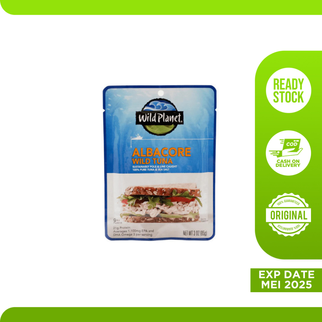 Jual Ikan Tuna Putih Kaleng Siap Saji Wild Planet Pacific Northwest 100 ...