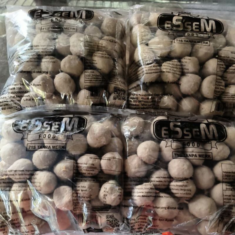 Jual Bakso daging sapi kualitas premium merek eseem food isi 50butir ...