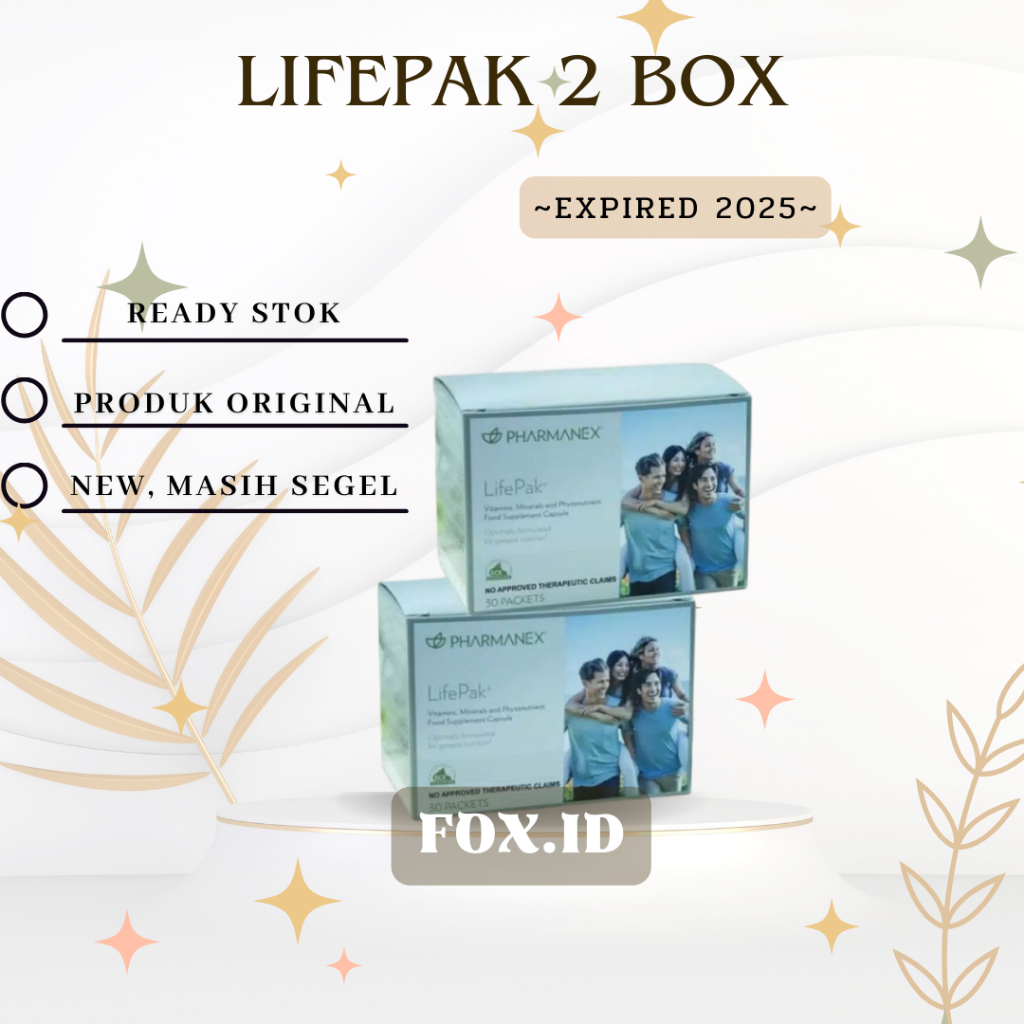 Jual LifePack Multivitamin 2 Box Isi 60 Sachet Exp. 06/2025 | Shopee ...