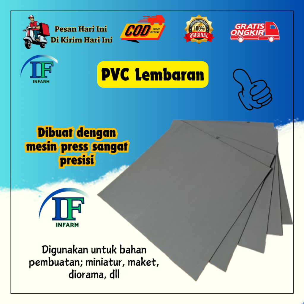 Jual Pipa Lembaran Pvc Lembaran Pipa Paralon Lembaran Ukuran Variasi ...