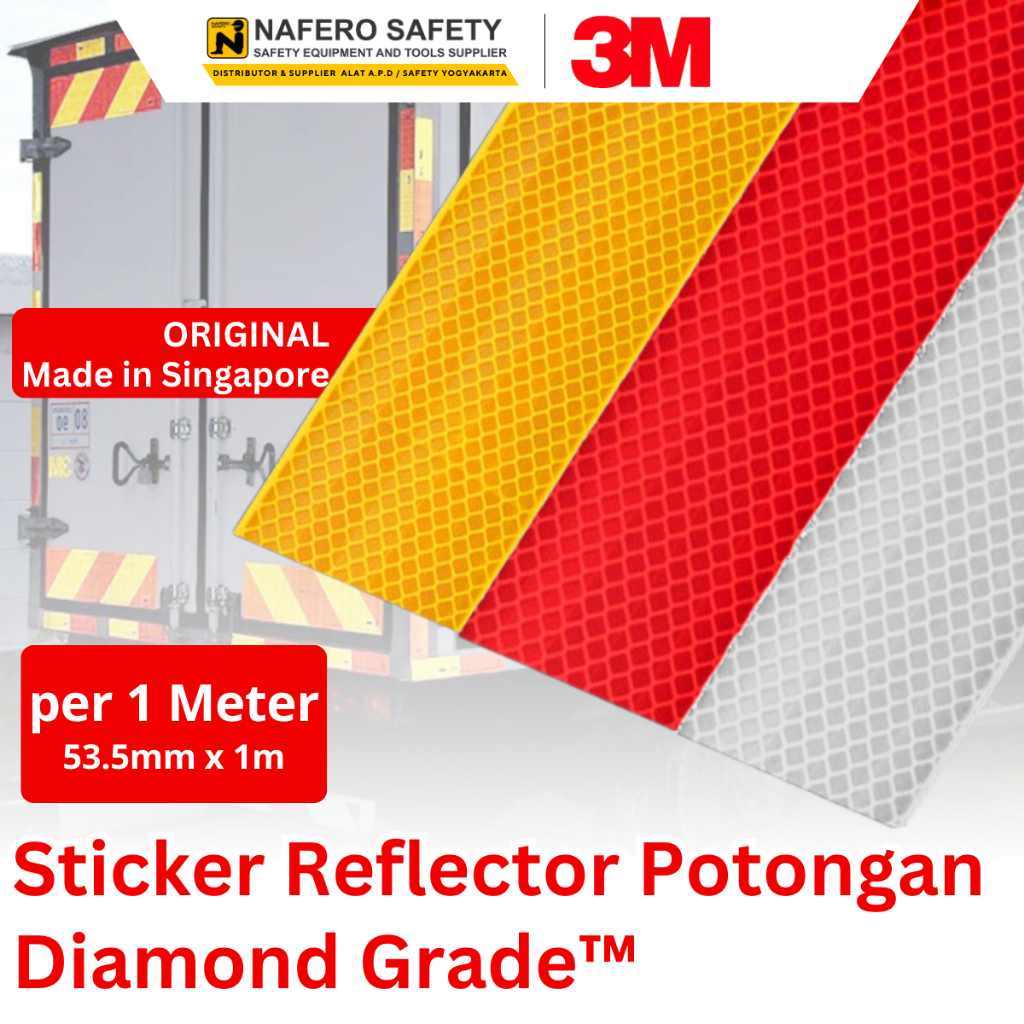 Jual ECERAN STICKER MOBIL REFLEKTOR 3M Made In Singapore LOLOS UJI KIR ...
