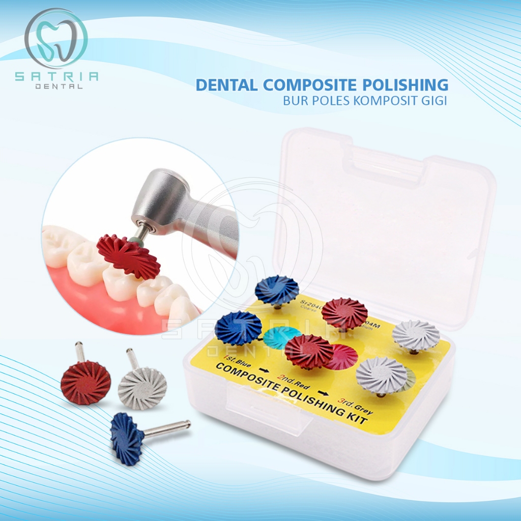 Jual Dental Composite Polishing Disc Rubber Polisher Bur Poles Gigi ...