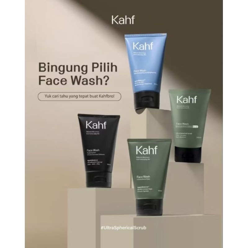 Jual Kahf Facewash 100ml | Shopee Indonesia
