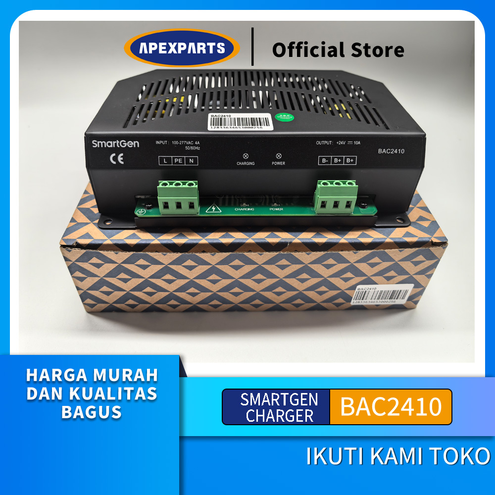 Jual Genuine Smartgen BAC2410 Battery Charger Smartgen BAC2410 24V 10A ...