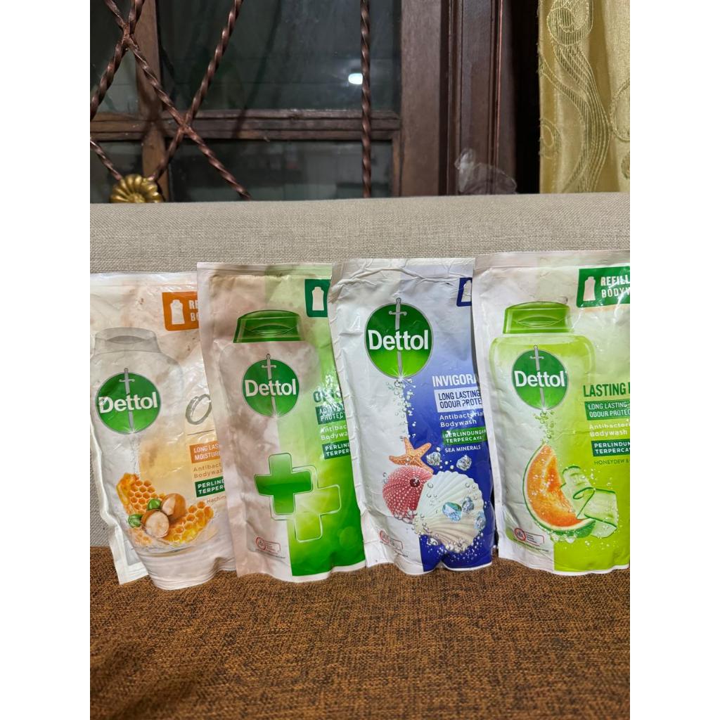 Jual Dettol Body Wash Refill Cair 410ml (kemasan rijek) | Shopee Indonesia