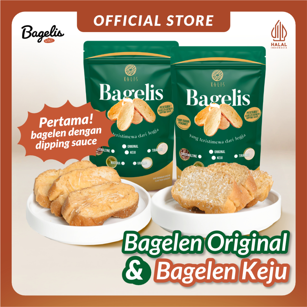 Jual BAGELIS Roti Kering Bagelen Original | Bagelan Keju Cocol ...