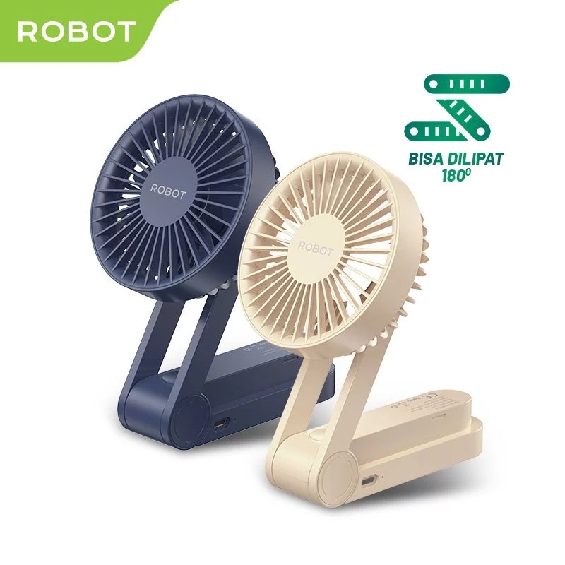 Jual ROBOT Mini Fan RT-BF22S Kipas Angin Portable 2000mAh Lipat 180 ...