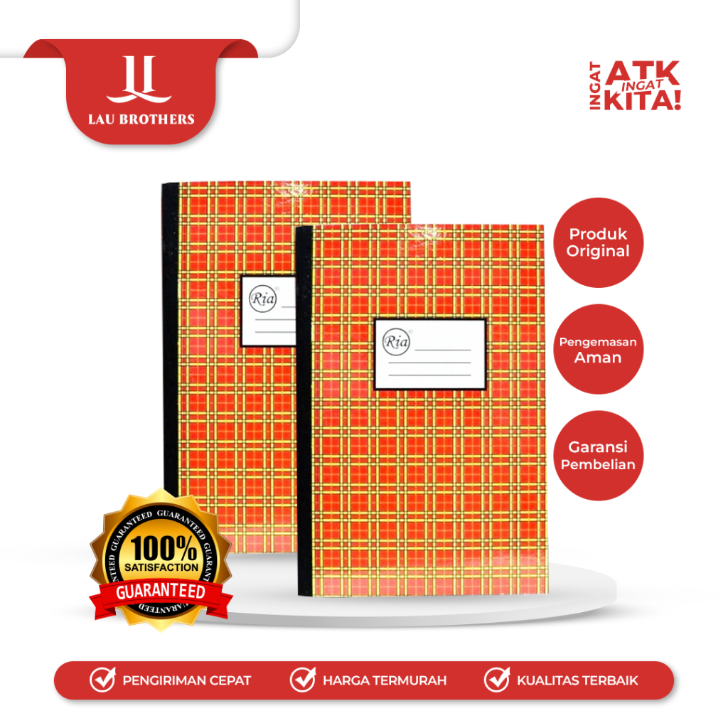 Jual RIA BUKU FOLIO 200LEMBAR (1BUKU) | Shopee Indonesia