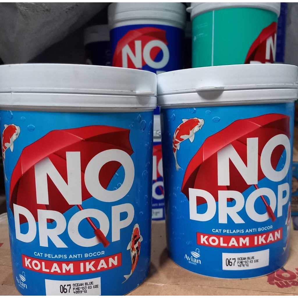 Jual No Drop Cat Pelapis Anti Bocor, Cat Kolam Ikan ukuran 1kg | Shopee Indonesia