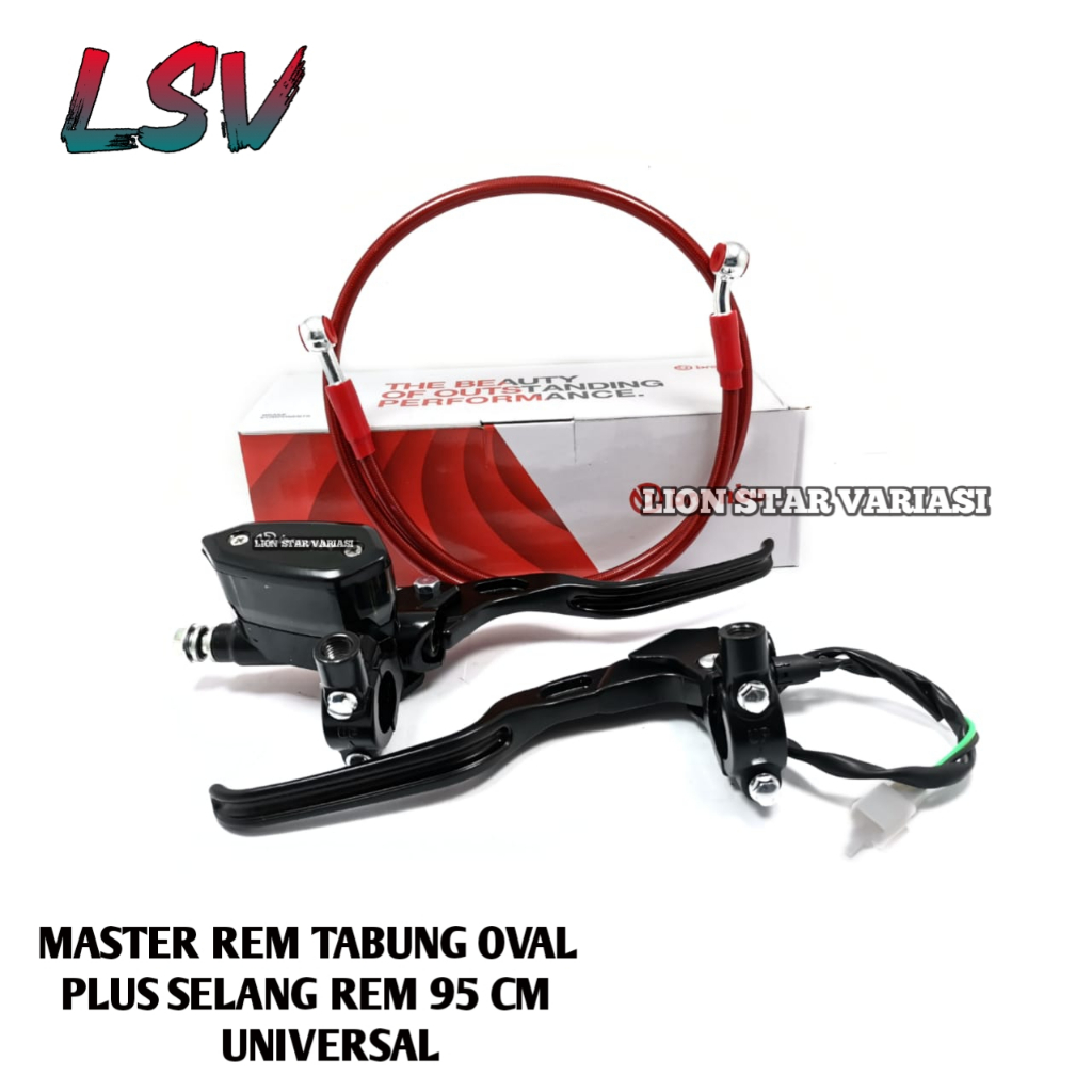 Jual Handle Rem Motor Master Rem Tracktion Set Kiri kanan Tabung Oval ...