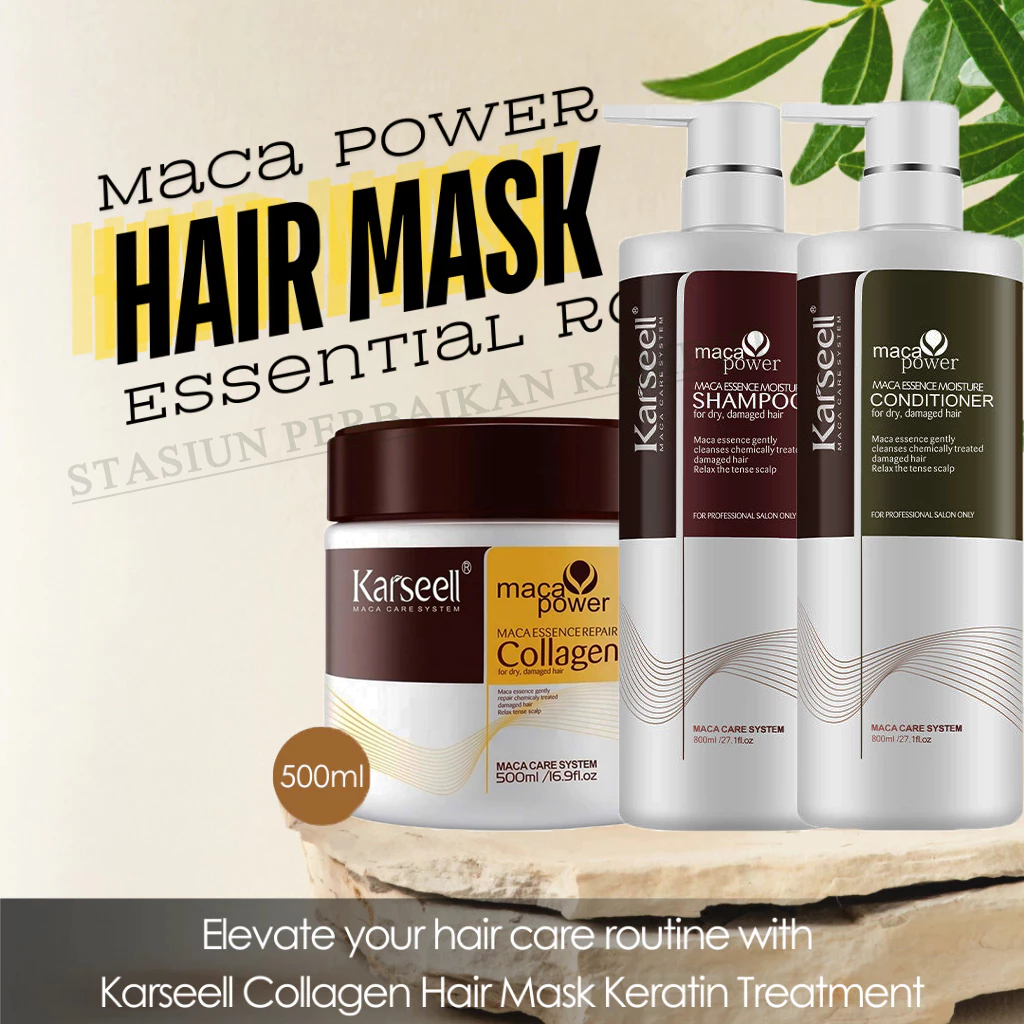 Jual KARSEELL Collagen Hair Mask Keratin Treatment Masker Rambut Rusak ...
