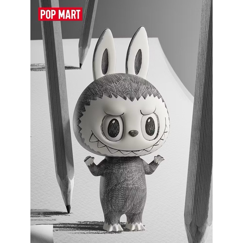 Jual POP MART MEGA LABUBU 400% Sketch Limited Edition | Shopee Indonesia