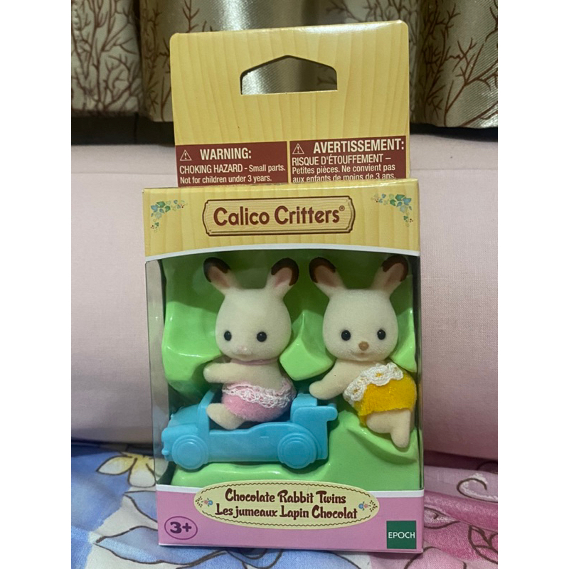 Jual Sylvanian Families / Calico Critters Chocolate Rabbit Twins ...