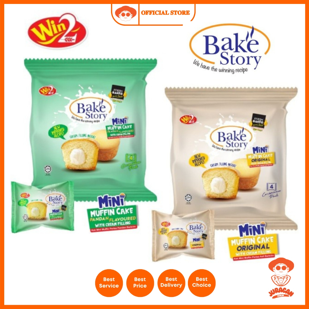 Jual Win2 Bake Story Mini Muffin Cake 200g Pie Malaysia Cup Cake Mini ...
