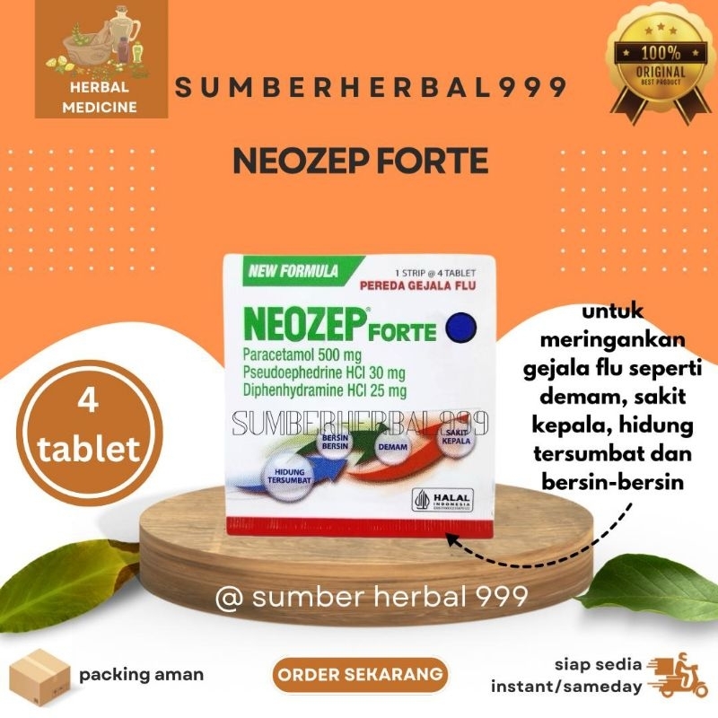Jual Neozep Forte 1 Strip @4tablet | Shopee Indonesia