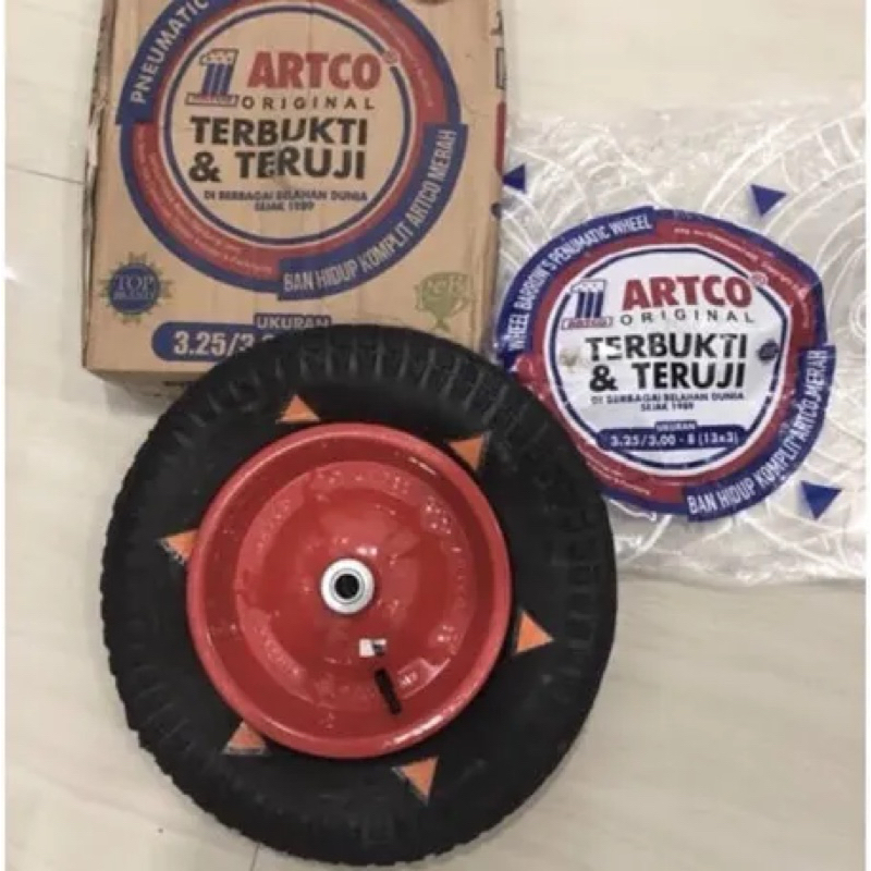 Jual BAN GEROBAK ARTCO FULL SET BAN LUAR + BAN DALAM + VELG ORI ARTCO ...