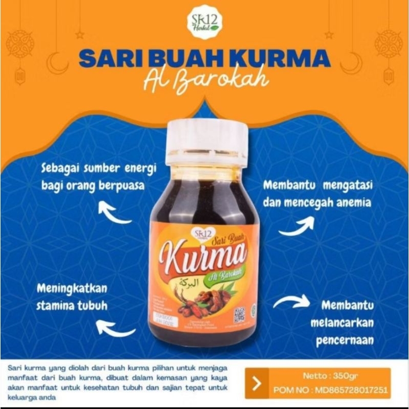 Jual SR12 SARI KURMA ASLI TANPA GULA || Sari Kurma Buah Asli Mencegah ...
