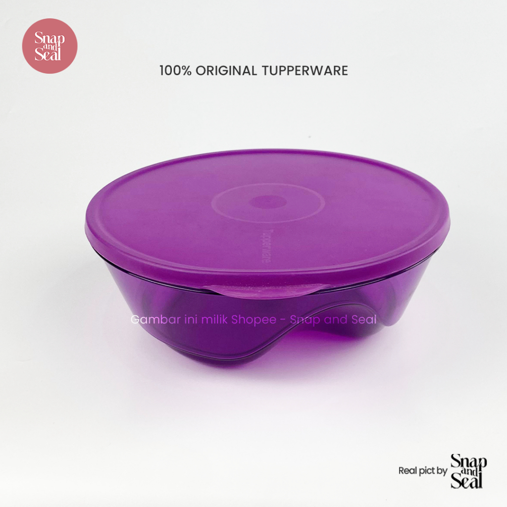 Jual Tupperware 3S Bowl 2 Liter UNGU | Shopee Indonesia
