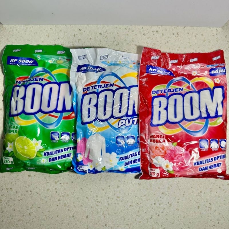 Jual BOOM DETERGEN BUBUK 280 GR - WINGS DETERGENT BOOM SABUN CUCI ...